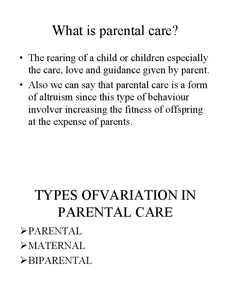 Parental Care in Fish Explained | PDF | Wellness