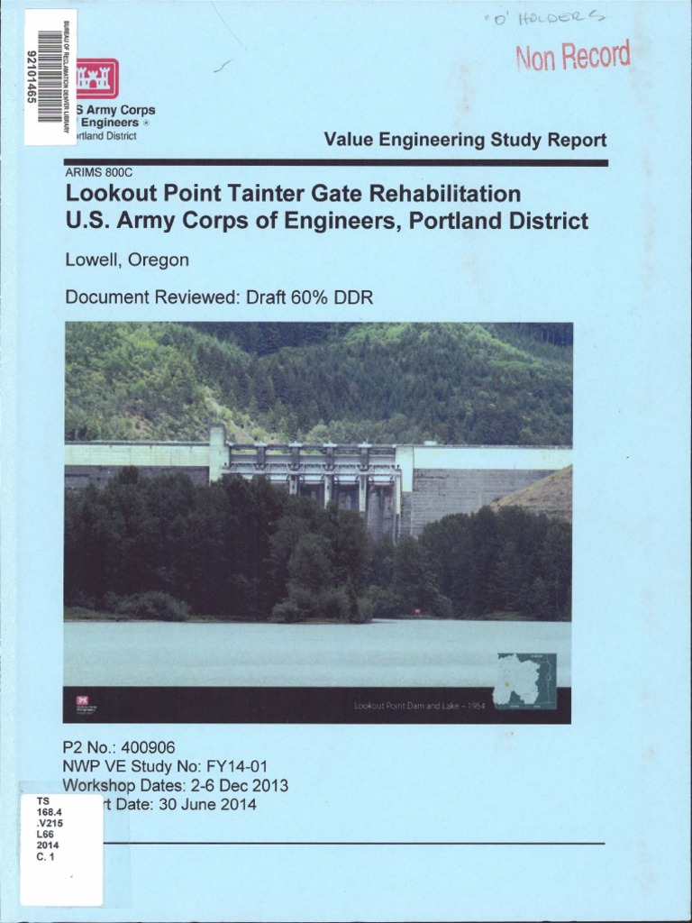 Gate Rehab PDF | PDF | Spillway | Reliability Engineering