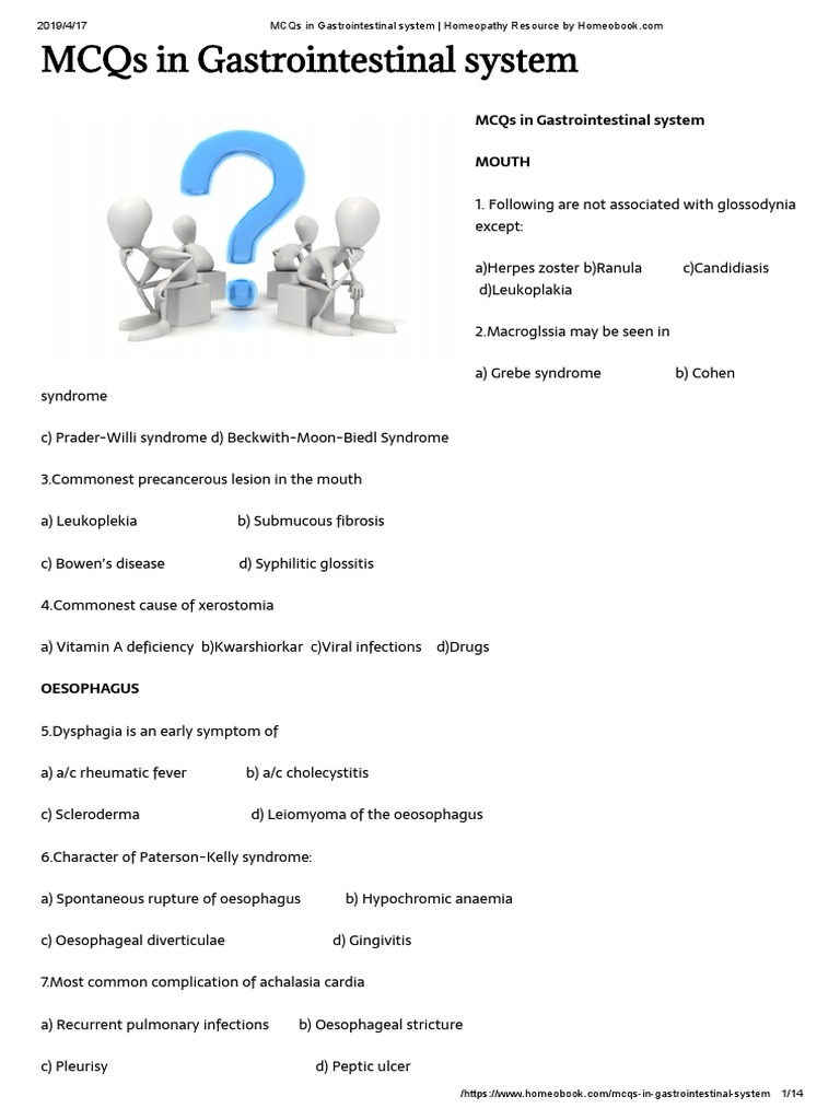 Git MCQS-DR | PDF | Rtt | Diseases And Disorders