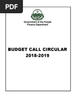 Budget Call Circular - 2025-26 | PDF | Government Budget | Infrastructure