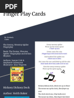 Learning About Body Parts Song Book | PDF | Hand | Foot