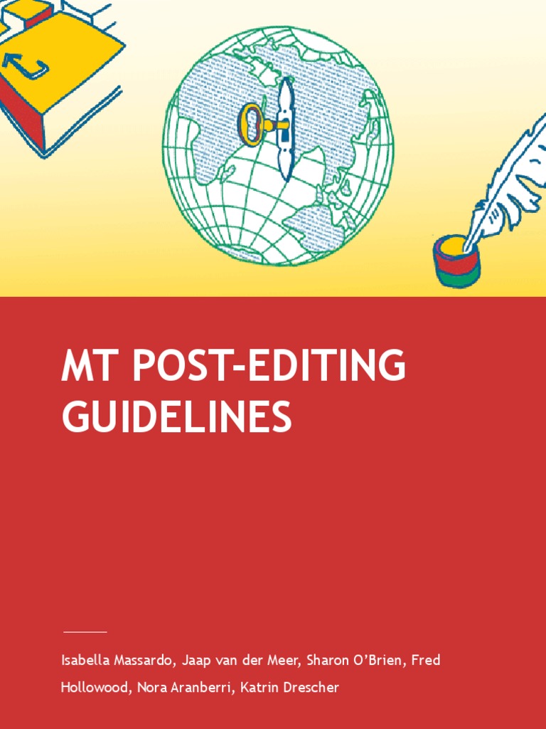 MT Post Editing Guidelines | PDF | Translations | Evaluation