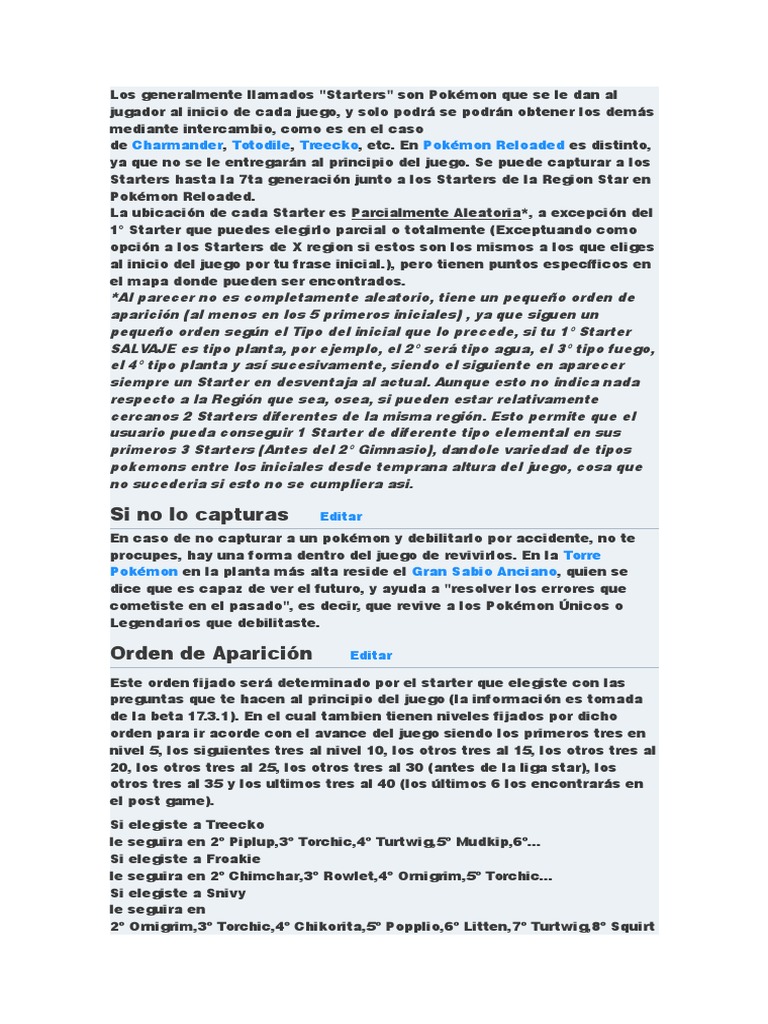 License | PDF | Pokémon | Videojuegos