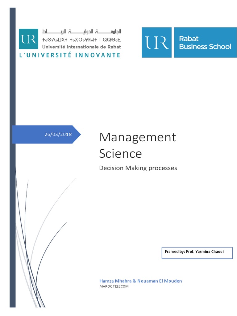 INTRODUCTION Management Science | PDF | Business Economics | Business