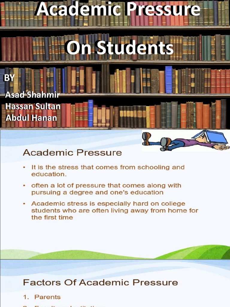 Managing Academic Pressure on Students | PDF