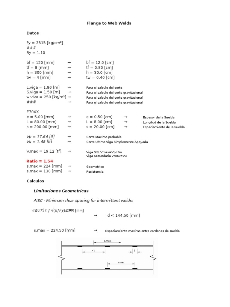Flange To Web Weld | PDF | Mechanical Engineering | Nature