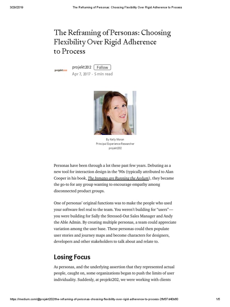 Reframing Personas | PDF | Attention | Psychological Concepts