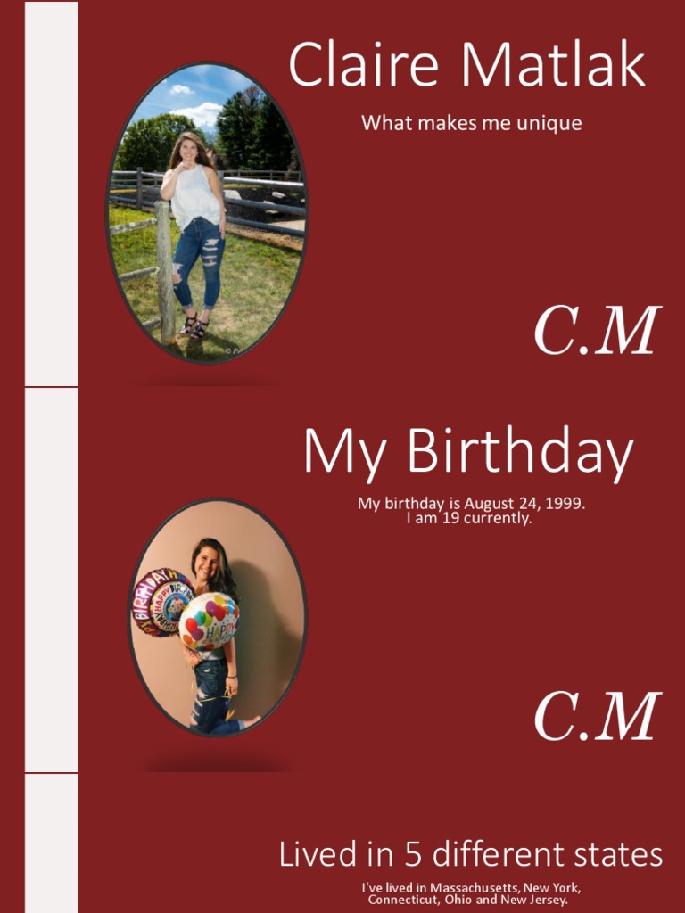 What Makes Me Unique | PDF