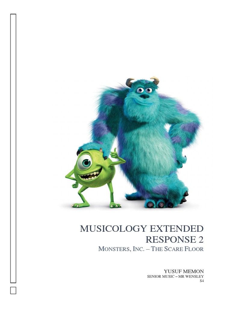 Monsters Inc. Analysis | PDF | Rhythm | Jazz