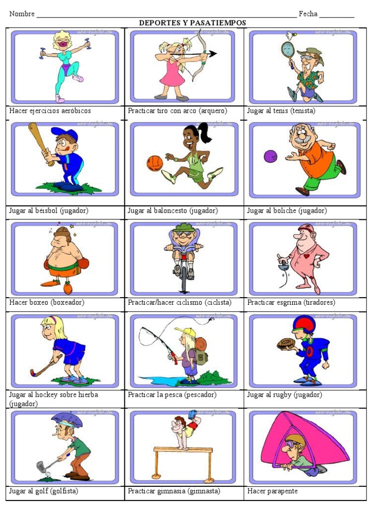 Sports Flashcards | PDF | Pelota | Gimnasia
