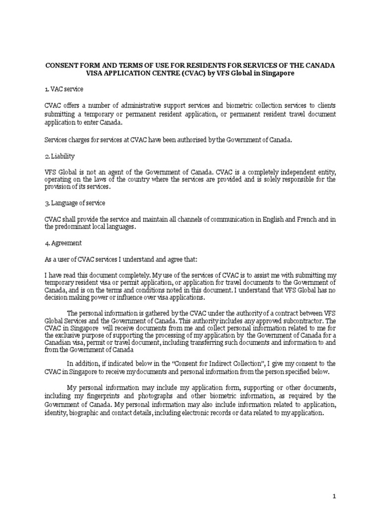 Consent Form Singapore | Download Free PDF | Personally Identifiable ...