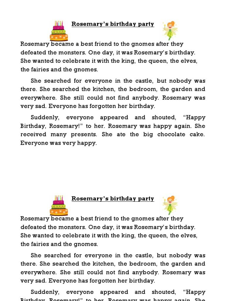 Story English Year 4 | PDF
