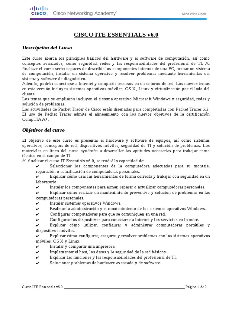 Cisco | Descargar gratis PDF | Microsoft Windows | Sistema operativo
