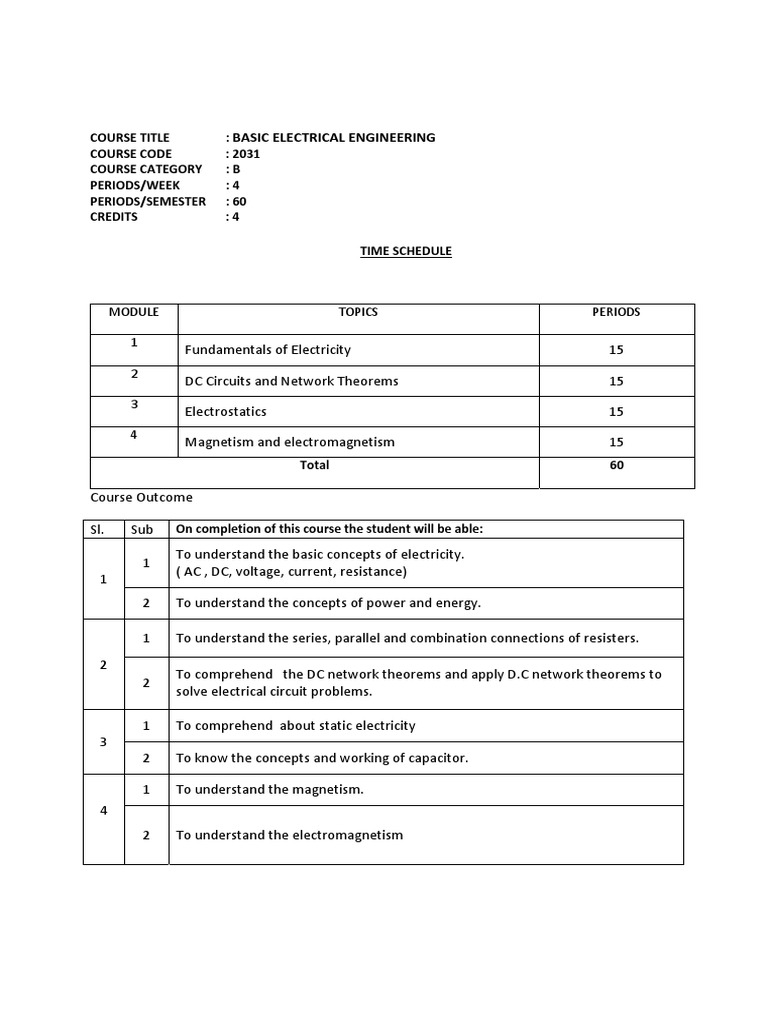 Basic Electrical Engineering | PDF | Inductance | Capacitor