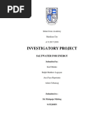 Investigatory Project Example | PDF | Chemistry | Materials