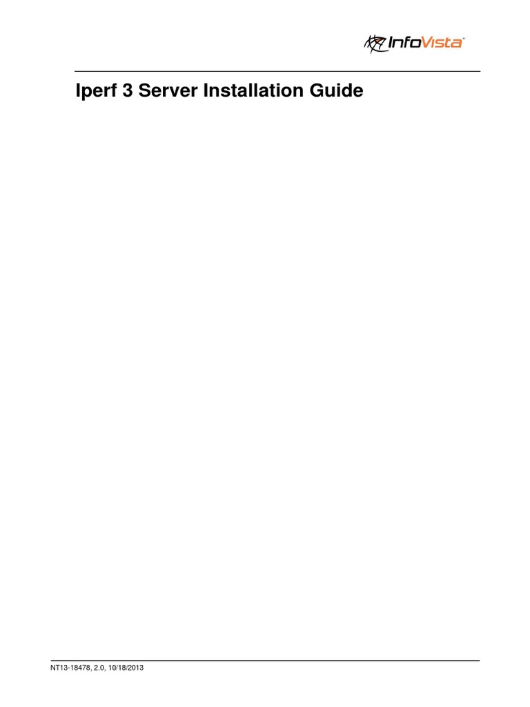 Iperf 3 Server Installation Guide | PDF | Port (Computer Networking) | Server (Computing)