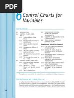 Shewhart Control Chart Constants | PDF