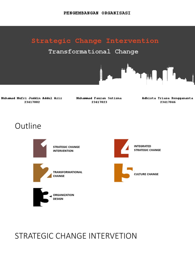 Strategic Change Intervention | PDF | Business | Nature