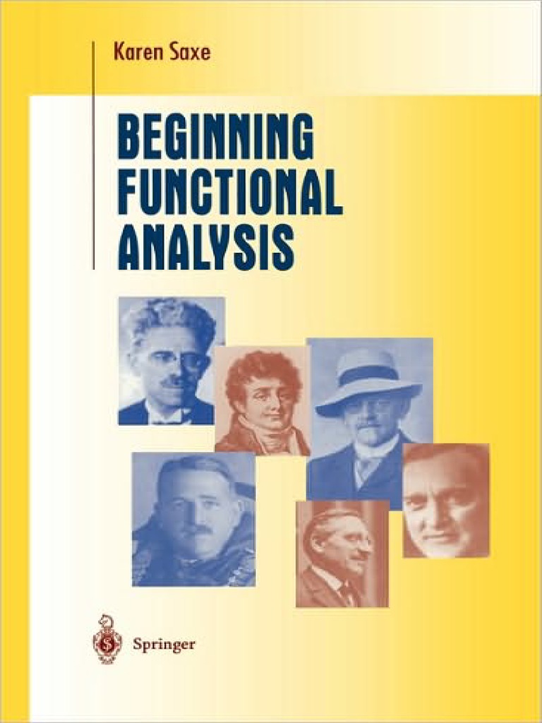 Beginning Functional Analysis PDF | PDF | Lebesgue Integration ...
