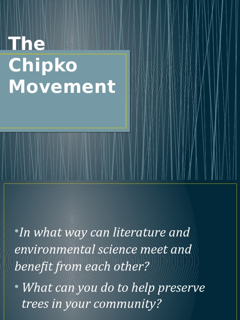 Chipko Movement | PDF