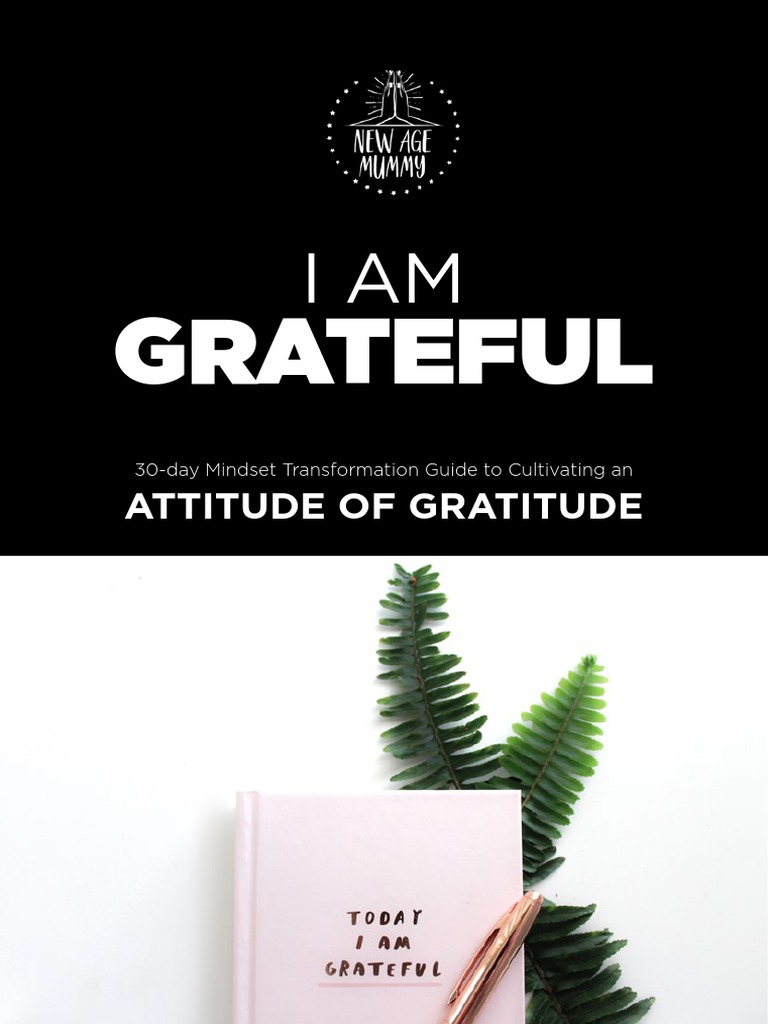 I Am Grateful Workbook PDF | PDF | Gratitude | Emotions