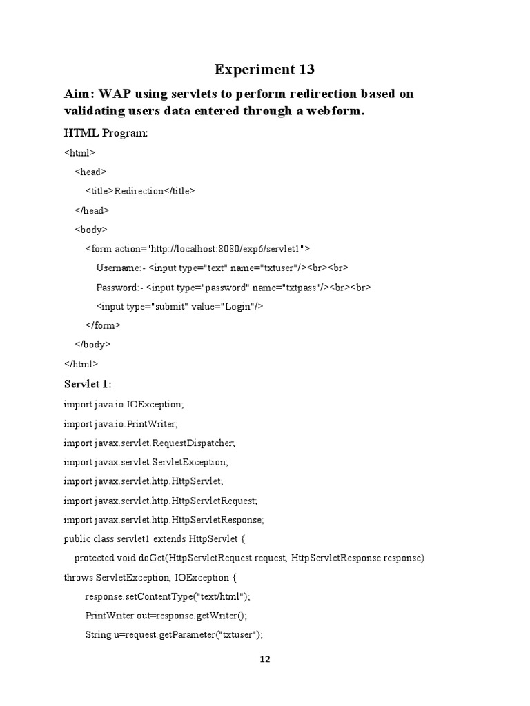 Servlet and JSP PDF | PDF | Java Servlet | Computing