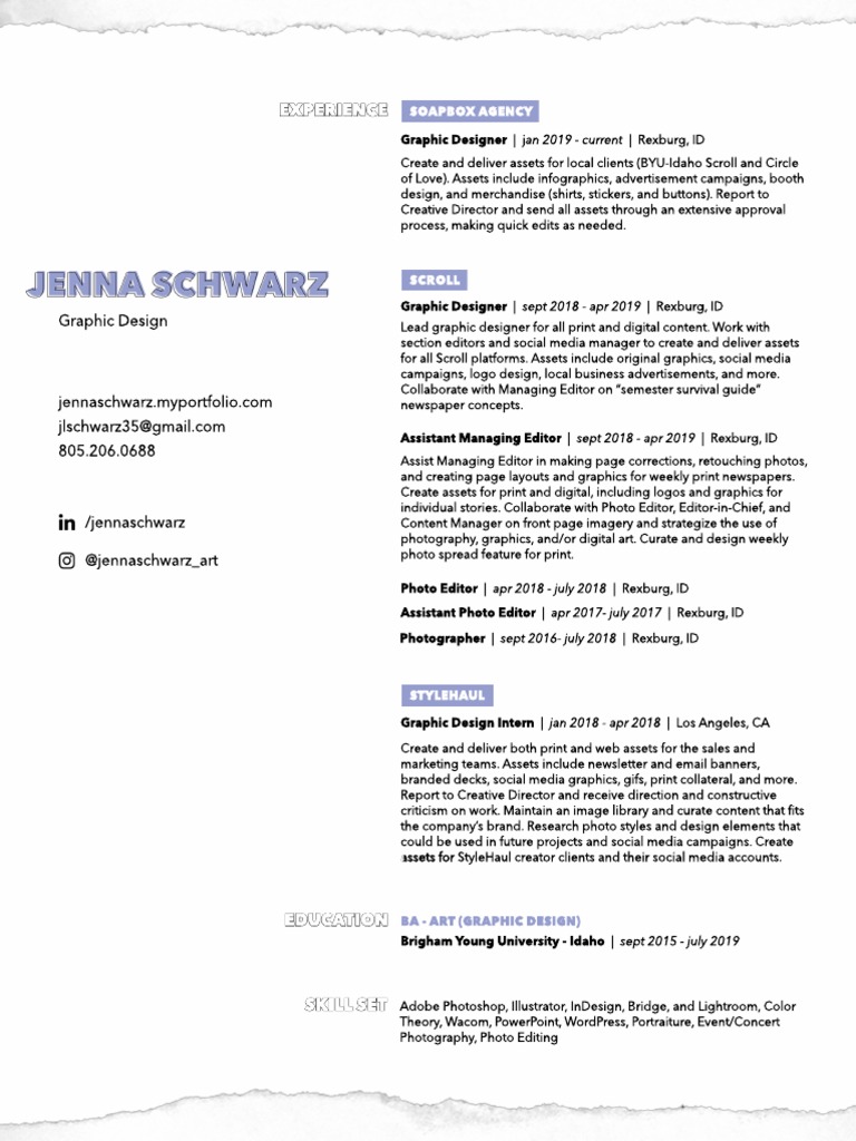 Experi Ence: GR Aphi C Desi GN | PDF