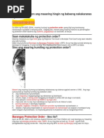 Forms of Bullying (Tagalog) | PDF