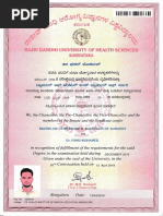 MBBS 1st Year Mark Sheet | PDF | Vocational Education | Qualifications