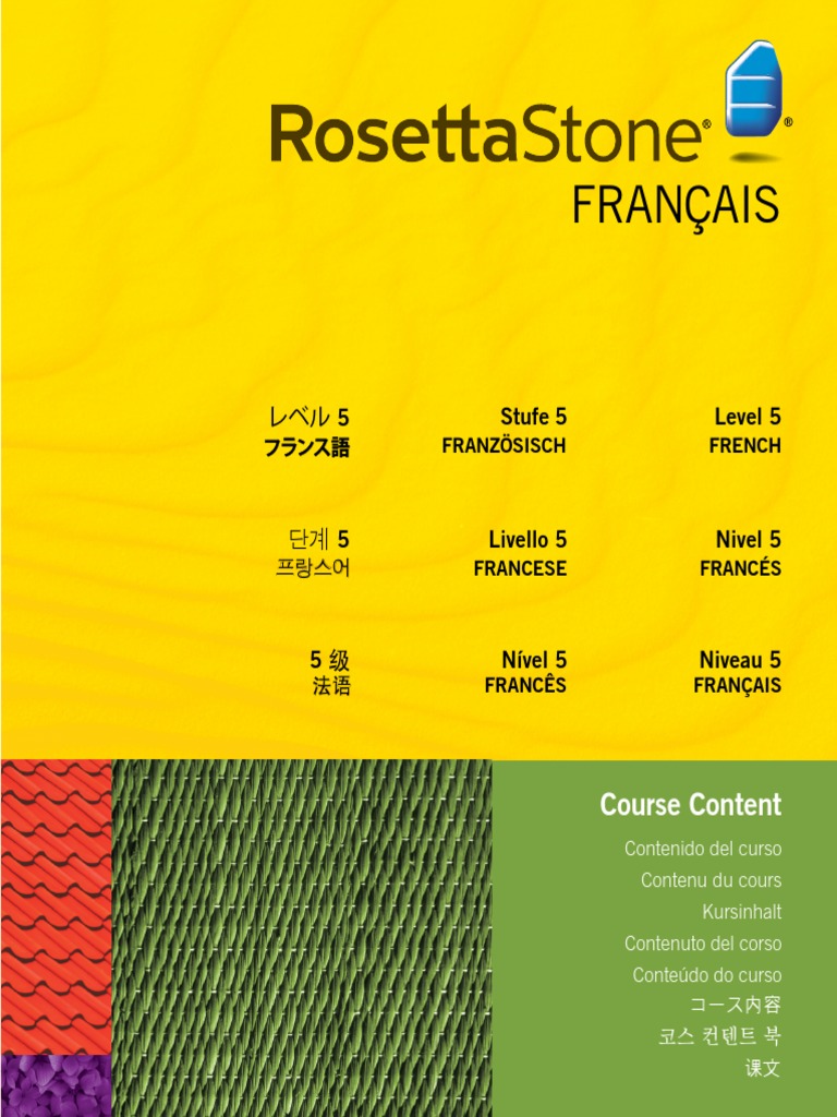 Rosetta Stone Francais | PDF