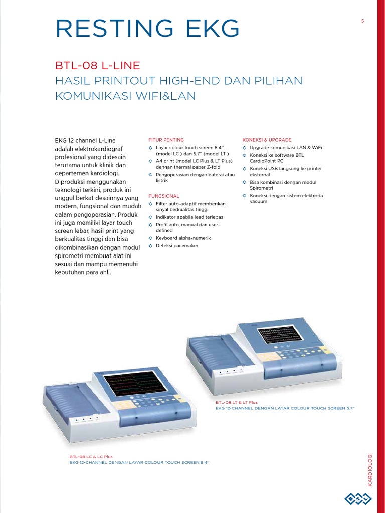 Brosur EKG 12 Channel BTL 08 LC PDF | PDF