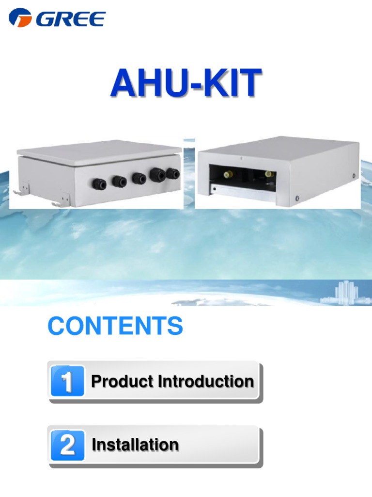 04.1 GMV5 Ahu-Kit | PDF | Heat Exchanger | Hvac