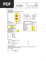 Calculation Sheet: Design of Padeye | PDF | Stress (Mechanics ...