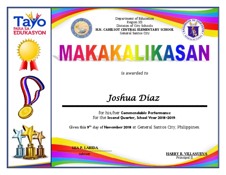 Core Value Certificate Template | PDF