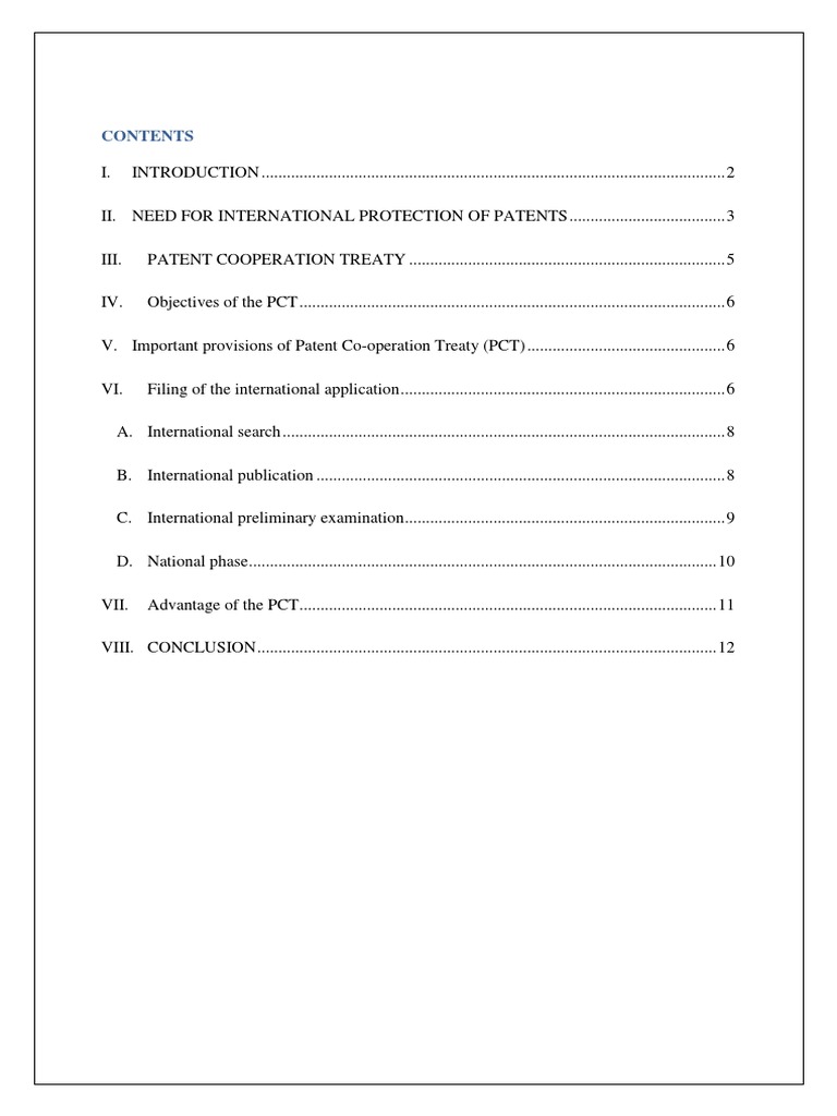 PCT Simplifies International Patent Filing | PDF | Patent Application | Priority Right