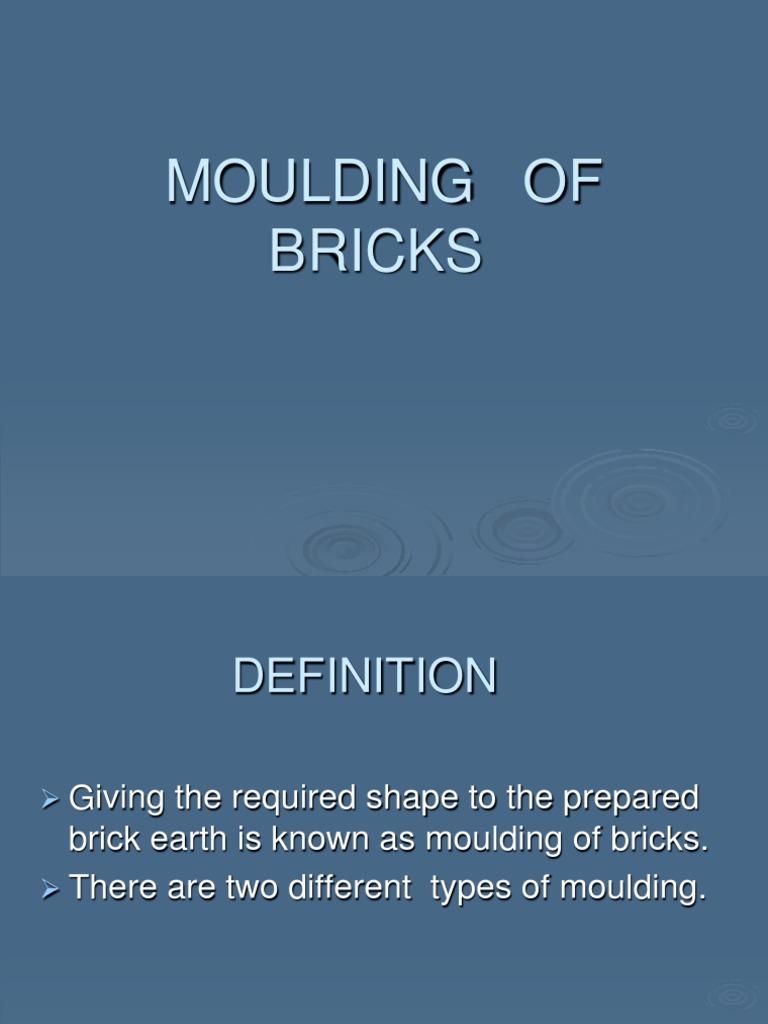 Brick Moulding | PDF | Brick | Industrial Processes