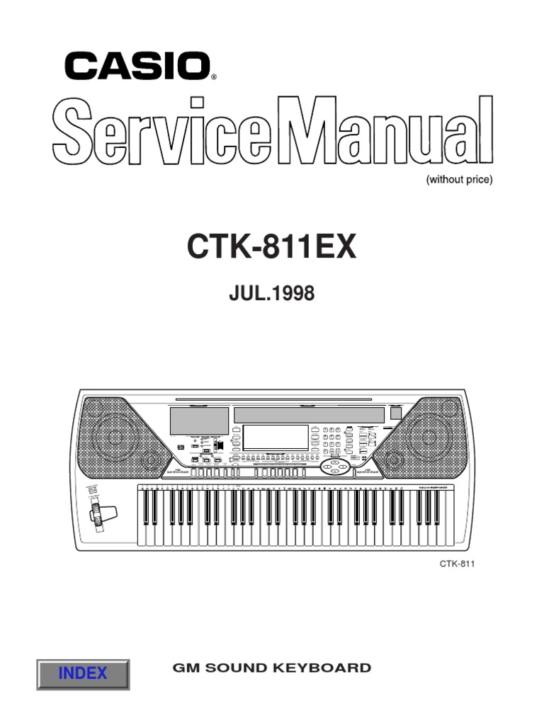 Casio CTK-811EX Keyboard Overview | PDF | Synthesizer | Sound