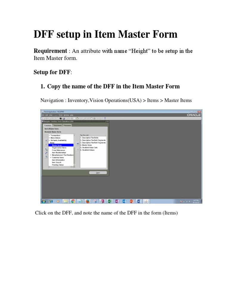 DFF Setup | PDF | Computing | Software