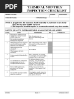 Audit C-TPAT (Checklist) | PDF
