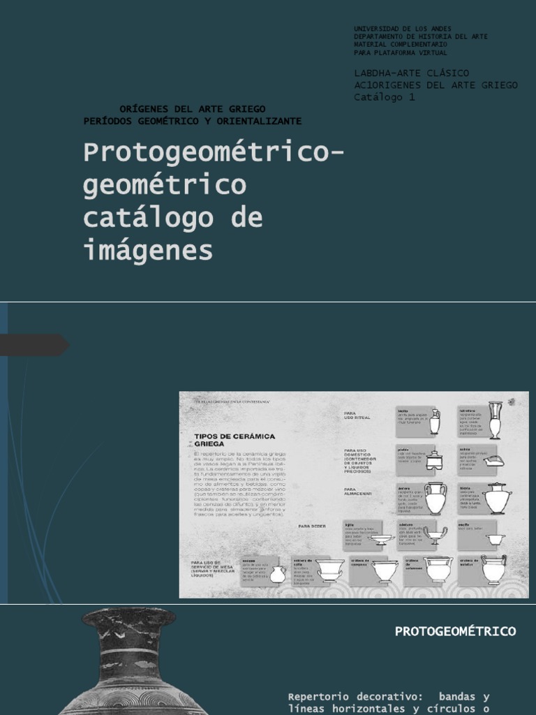 Arte Protogeometrico - Geometrico | PDF | Antigua Grecia | Antiguedad ...