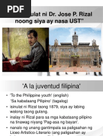 Mga Akda Ni Rizal | PDF