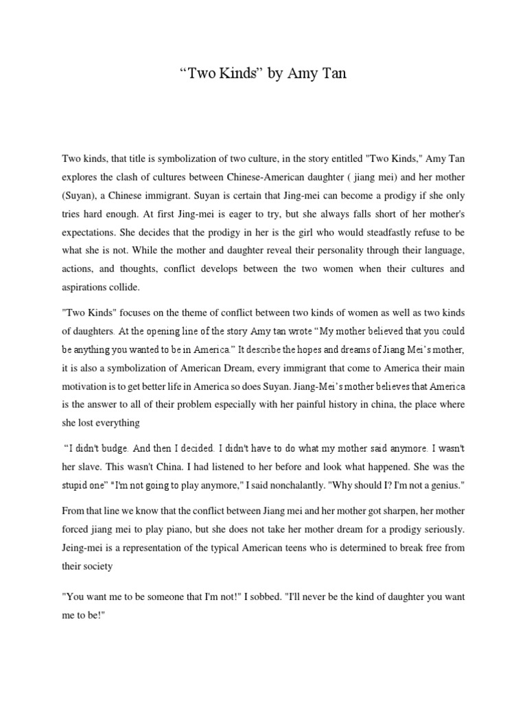 Two Kinds | Download Free PDF | Psychology