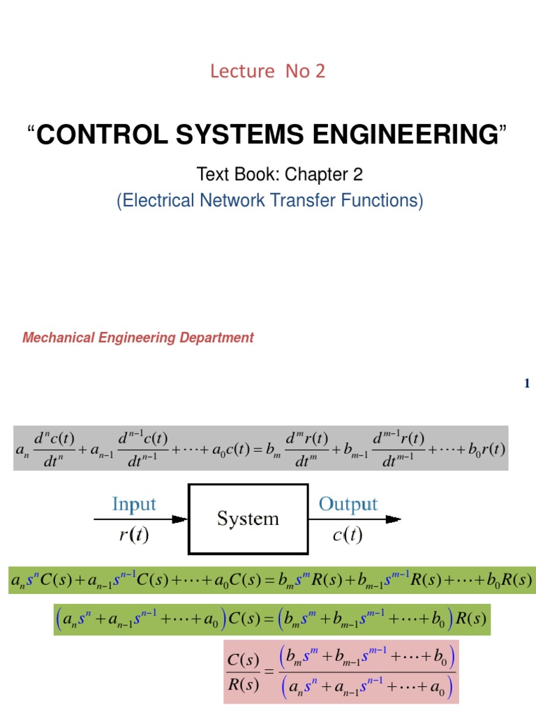 Control Systems for Engineers | PDF | Electrical Network | Control Theory