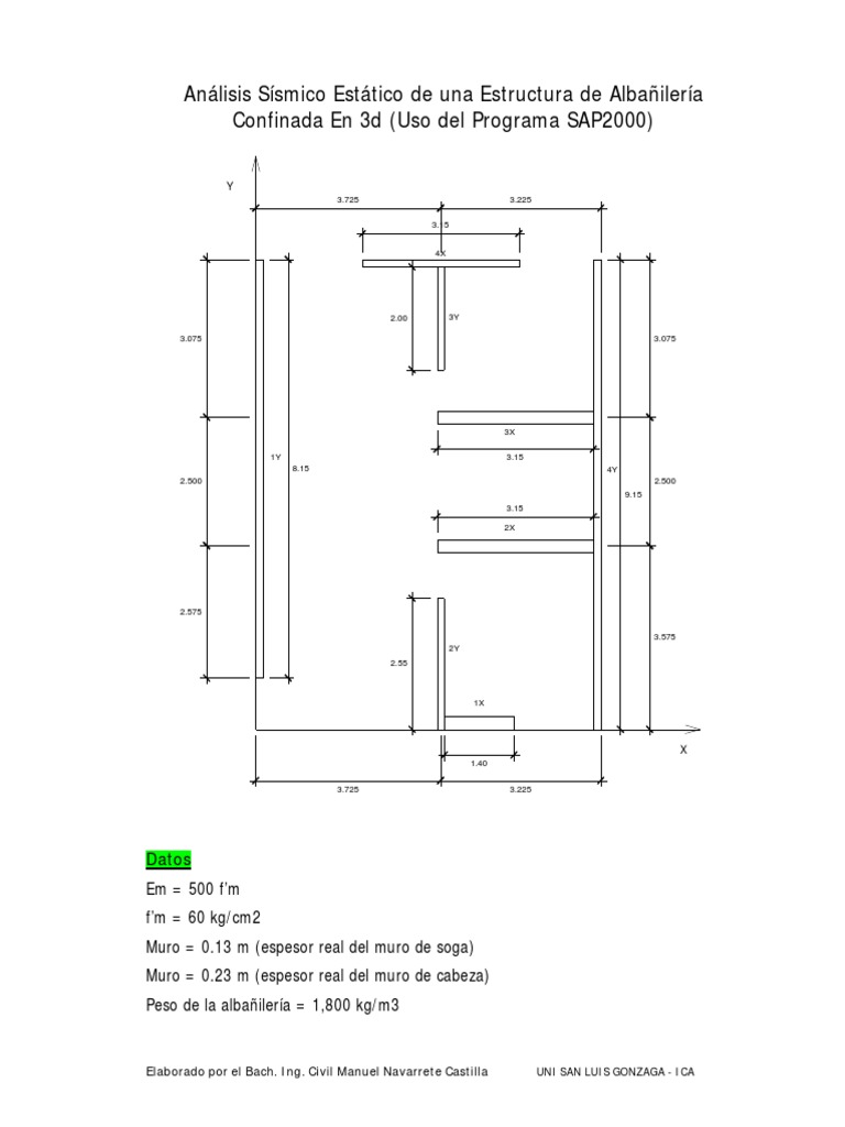 Pasos Sap2000 Modelamiento en Albañileria PDF | PDF | Point and Click | La interacción persona ...
