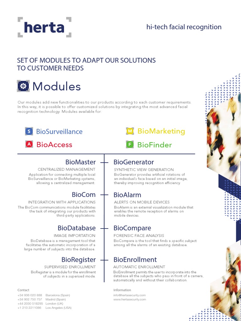 Modules: Hi-Tech Facial Recognition | PDF | Databases | Information ...