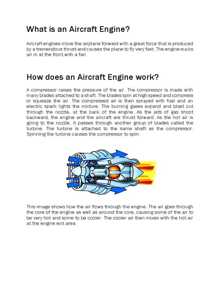 Overview of Aircraft Engine Types | PDF | Jet Engine | Gas Turbine