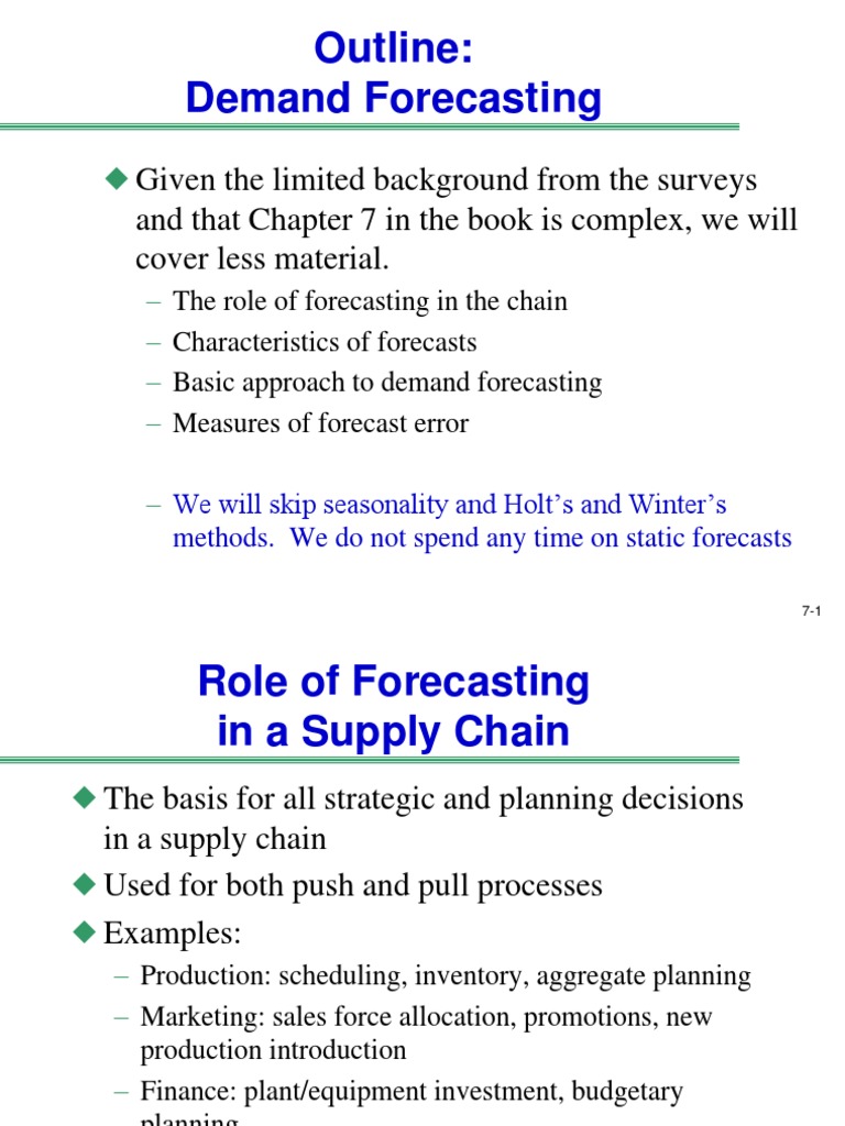 Demand Forecasting PDF | PDF | Forecasting | Linear Regression