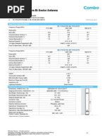Comba ODV2-065R18J-G V1 | PDF | Antenna (Radio) | Decibel