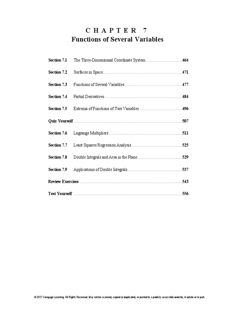 Functions of Several Variables | PDF | Triangle | Analysis