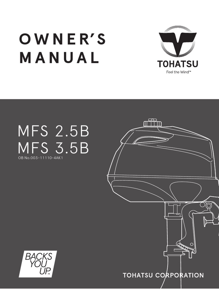 Tohatsu MFS2.5-3.5B US en Web 1 | PDF | Motor Oil | Gasoline